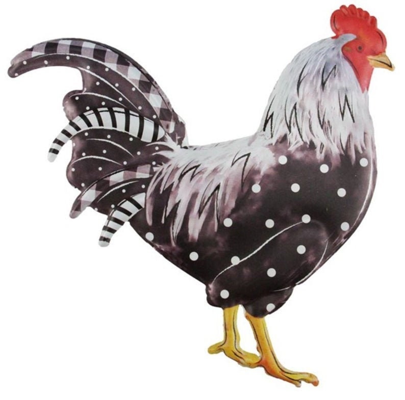 Trendy Metal Rooster, Farmhouse Decor, Metal Rooster Sign Decor, Wreath ...