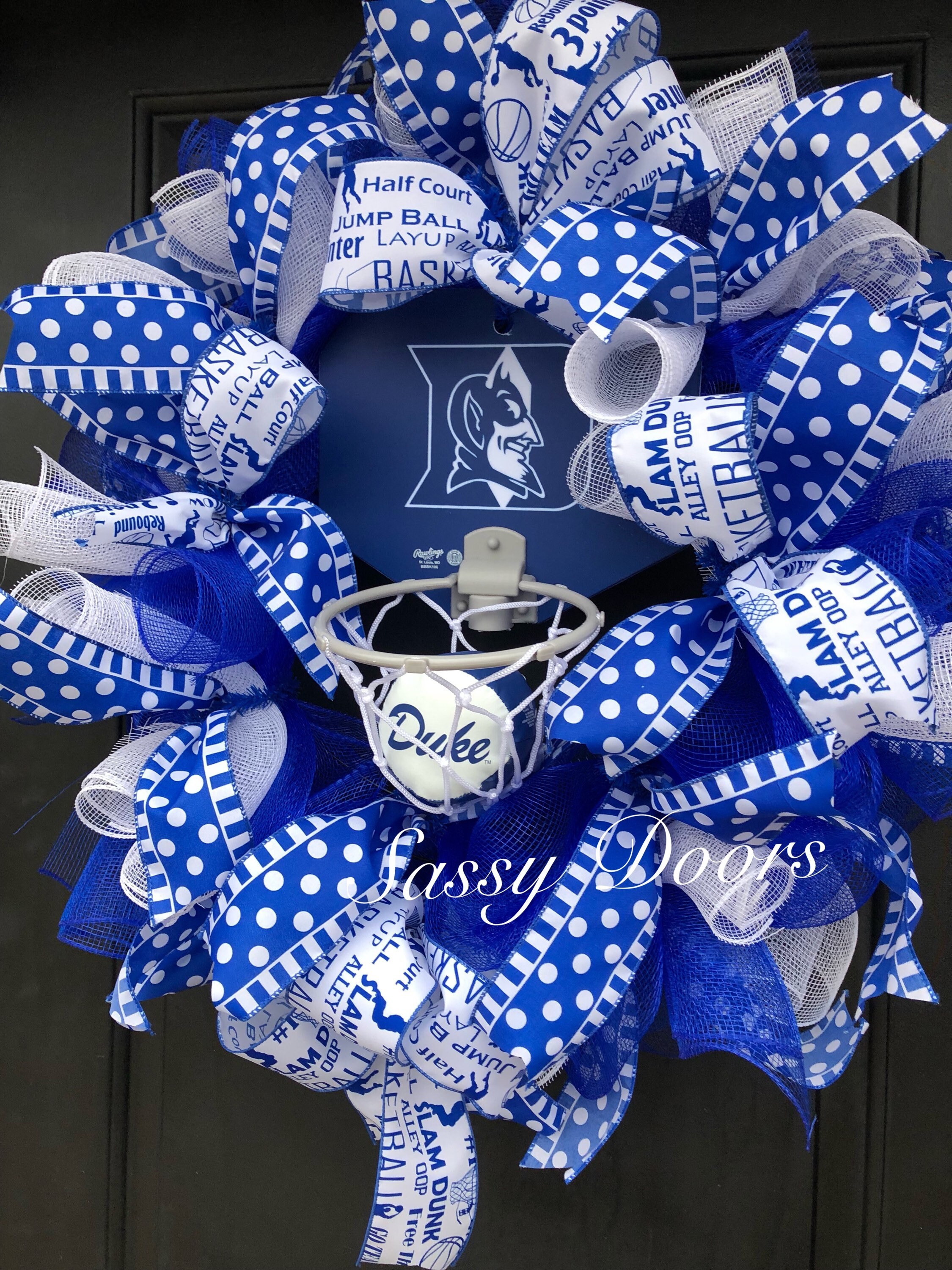 Free Shipping, College wreaths,Sports Wreath, Basketball Wreath ...