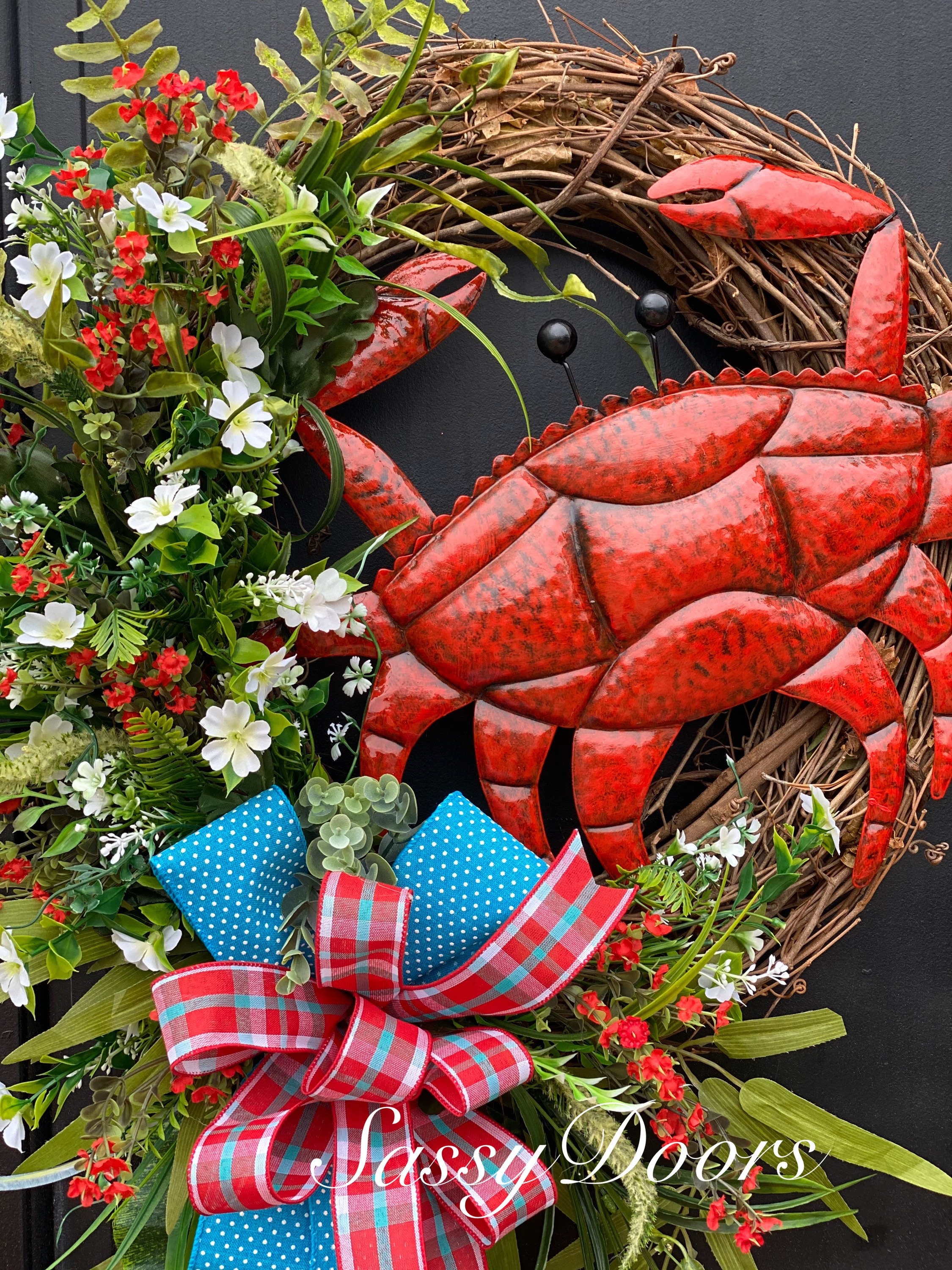 Coastal Wreath, Summer Wreaths,Beach Life Wreath, Beach Wreath For ...