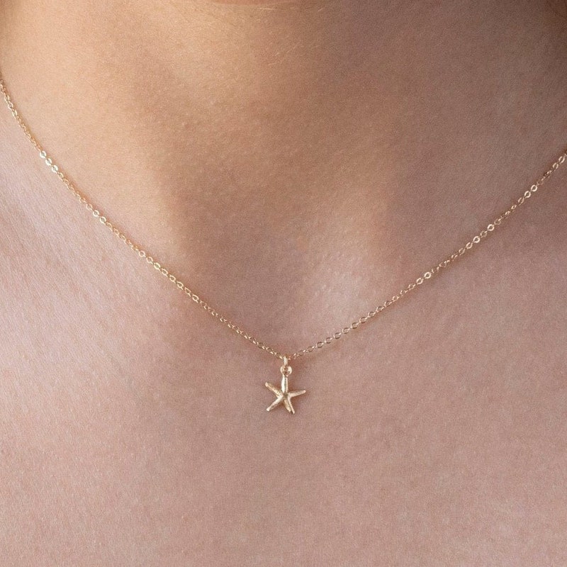 Starfish Necklace - Etsy