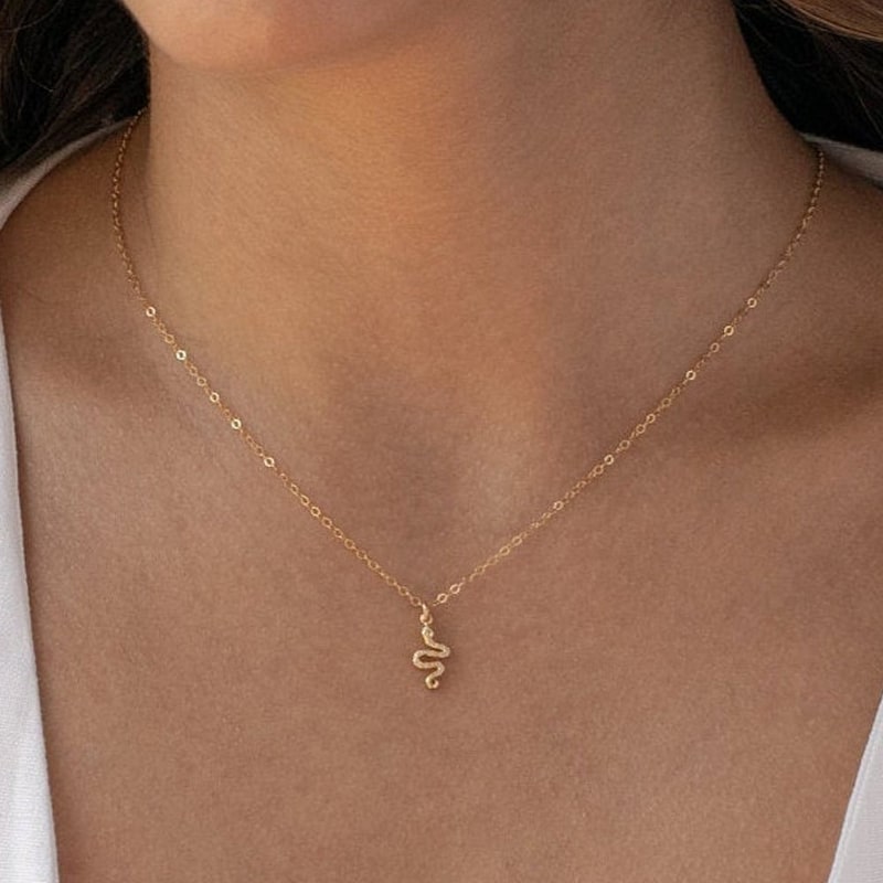 Snake Necklace for Women - Etsy