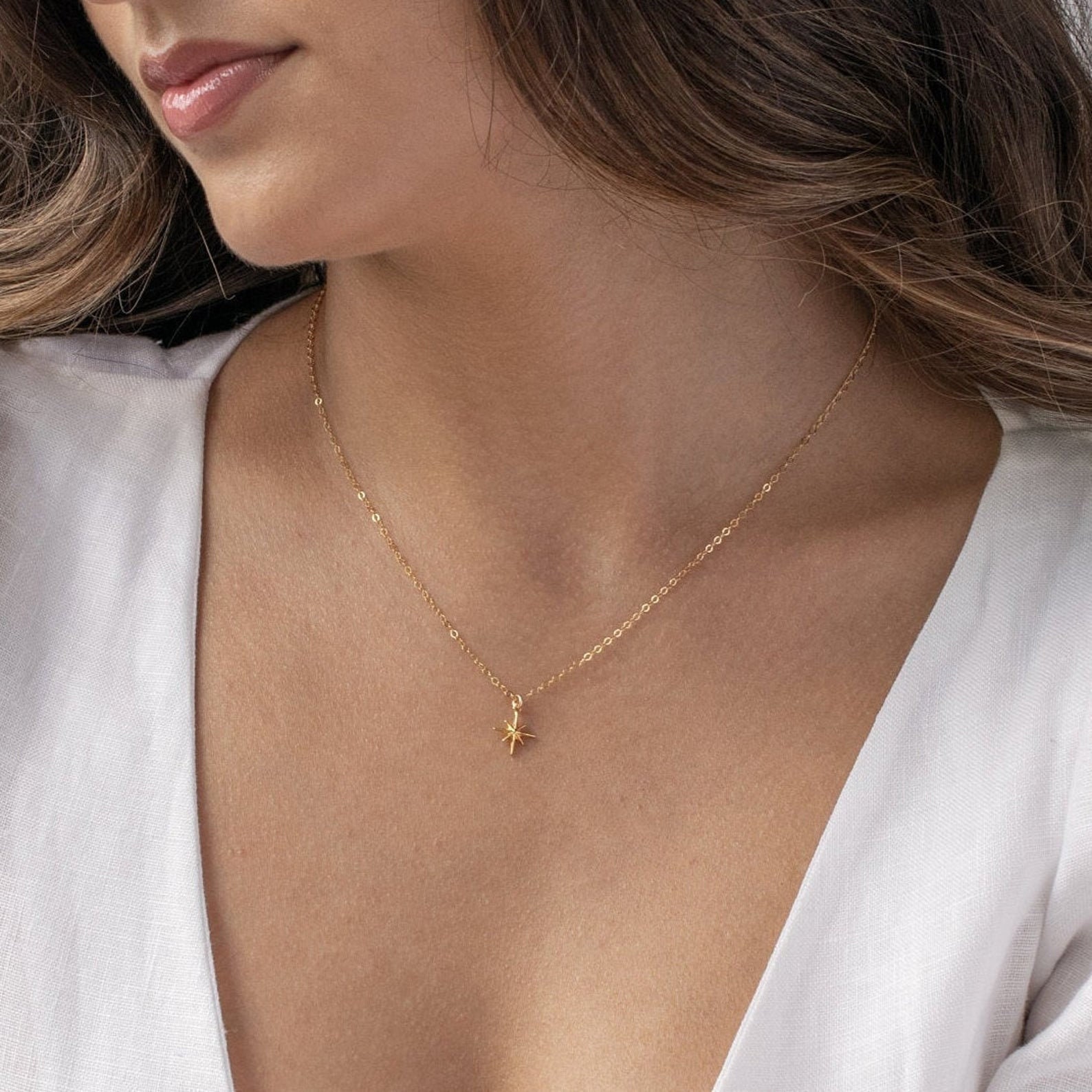 North Star Necklace • Best Friend Gifts • Star Necklace • Star Jewelry ...