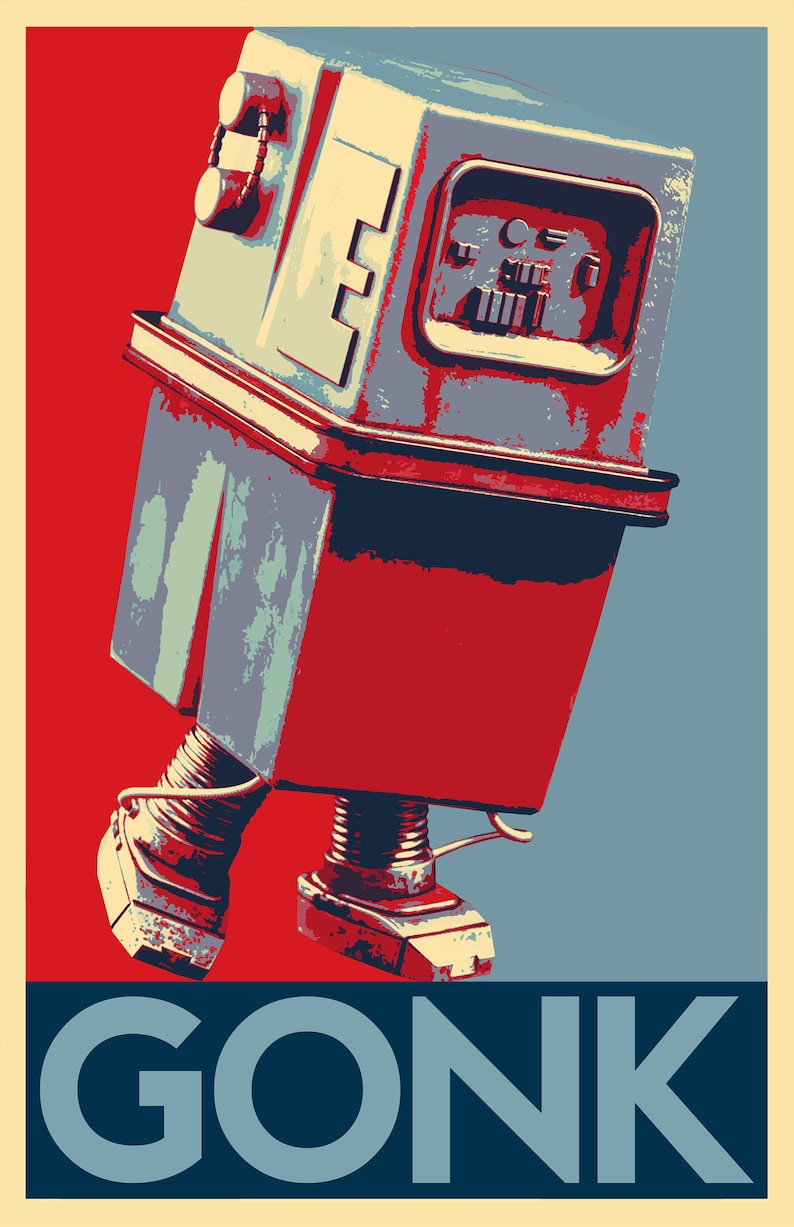 GONK Power Droid Star Wars Pop Art Illustration Mandalorian | Etsy