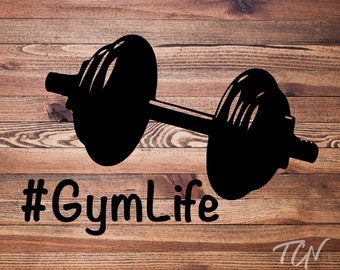 Gym decal | Etsy