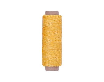 Gold Yellow Leather Sewing Flat Wax Thread 1mm 164 Ft / | Etsy