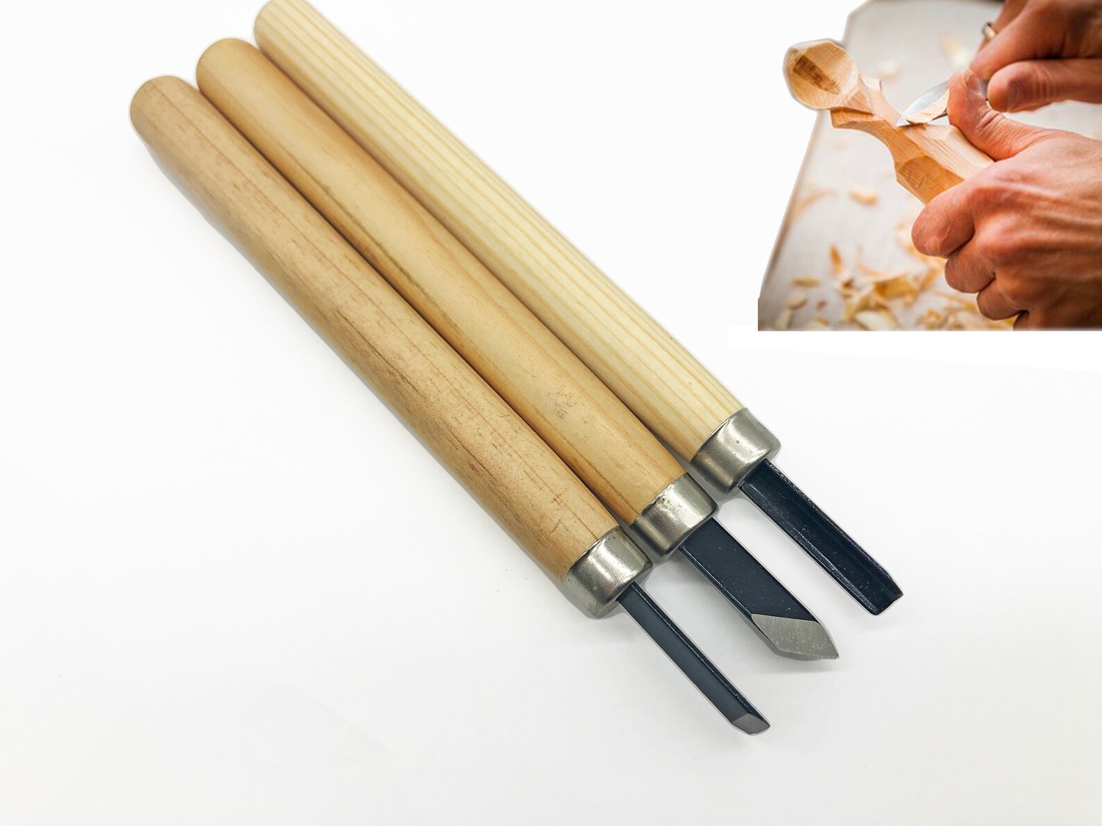 3 Pcs Steel Wood Carving Set Ultra Light Weight / Durable - Etsy