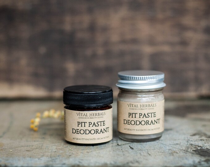 Pit Paste Deodorant | Organic Deodorant | Handmade Deodorant | Natural ...