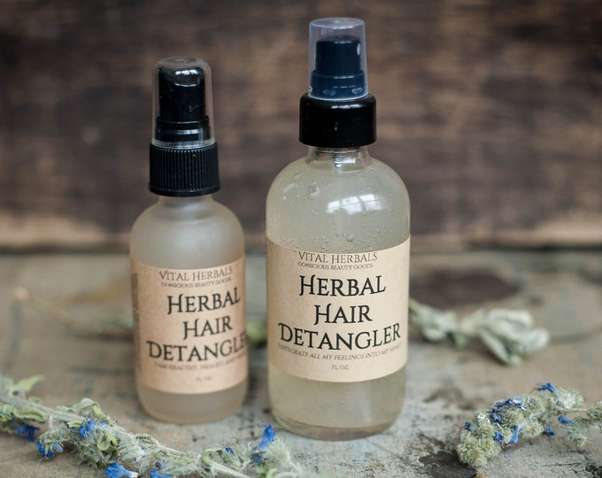 Herbal Hair Detangler, Hair Softener - Etsy