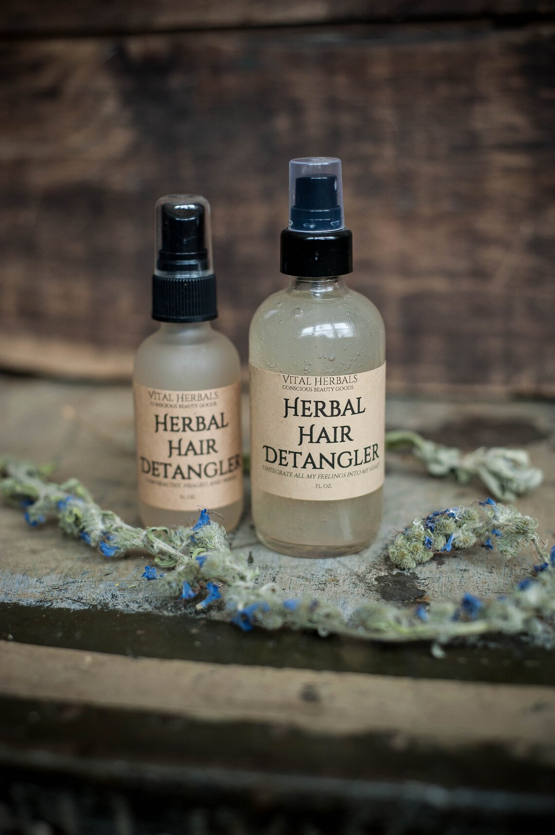 Herbal Hair Detangler Hair Softener | Etsy