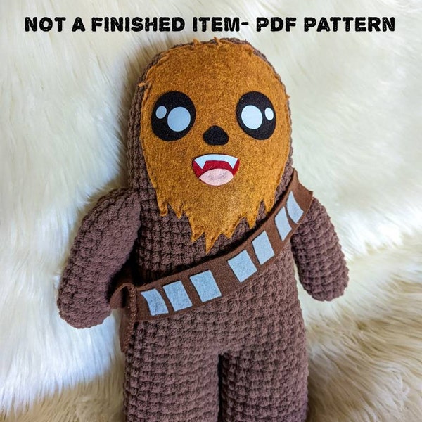 Crochet Chewbacca Pattern - Etsy