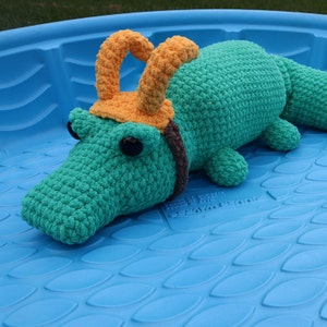 Simple Chonky Crochet Alligator Pattern, Beginner Friendly, Super Bulky ...