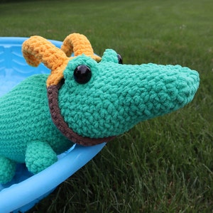 Simple Chonky Crochet Alligator Pattern, Beginner Friendly, Super Bulky ...
