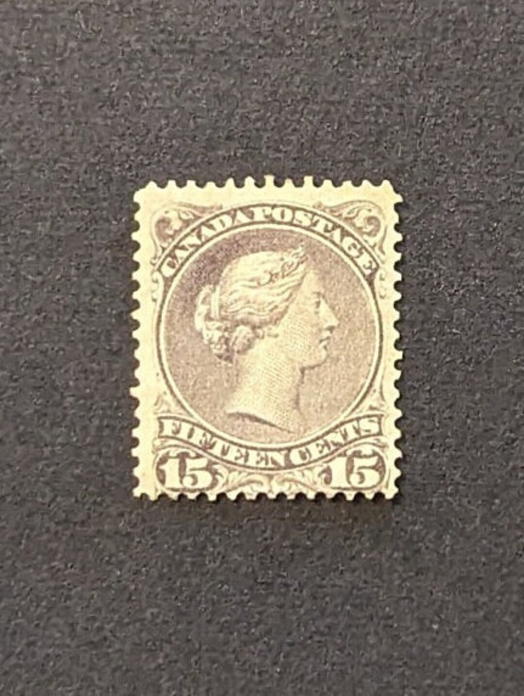 1868 Queen Victoria 15 Cents Stamp - Etsy