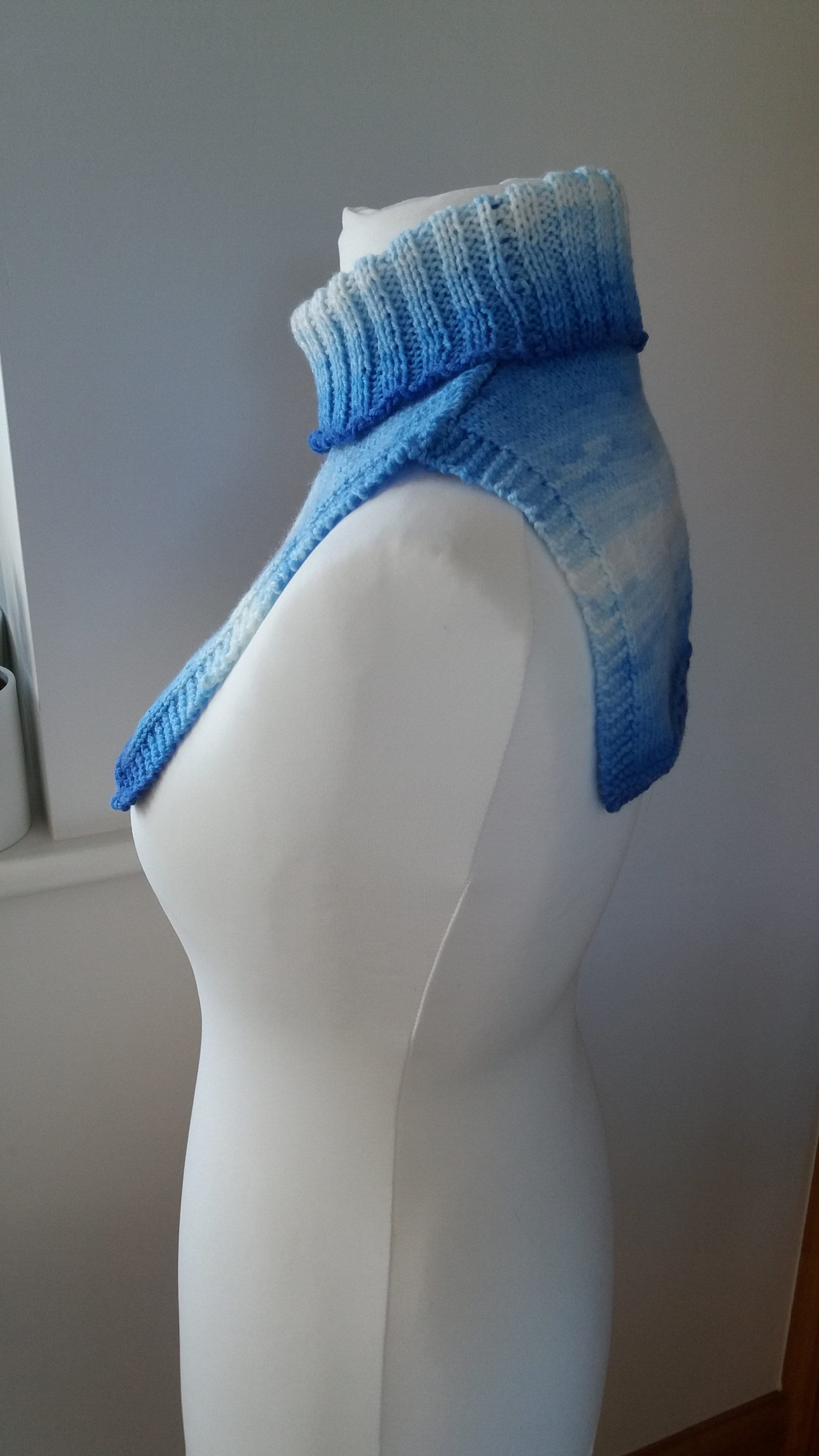 Getwoolly Hand Knitted Polo Neck Insert Neck Warmer Dickie - Etsy UK
