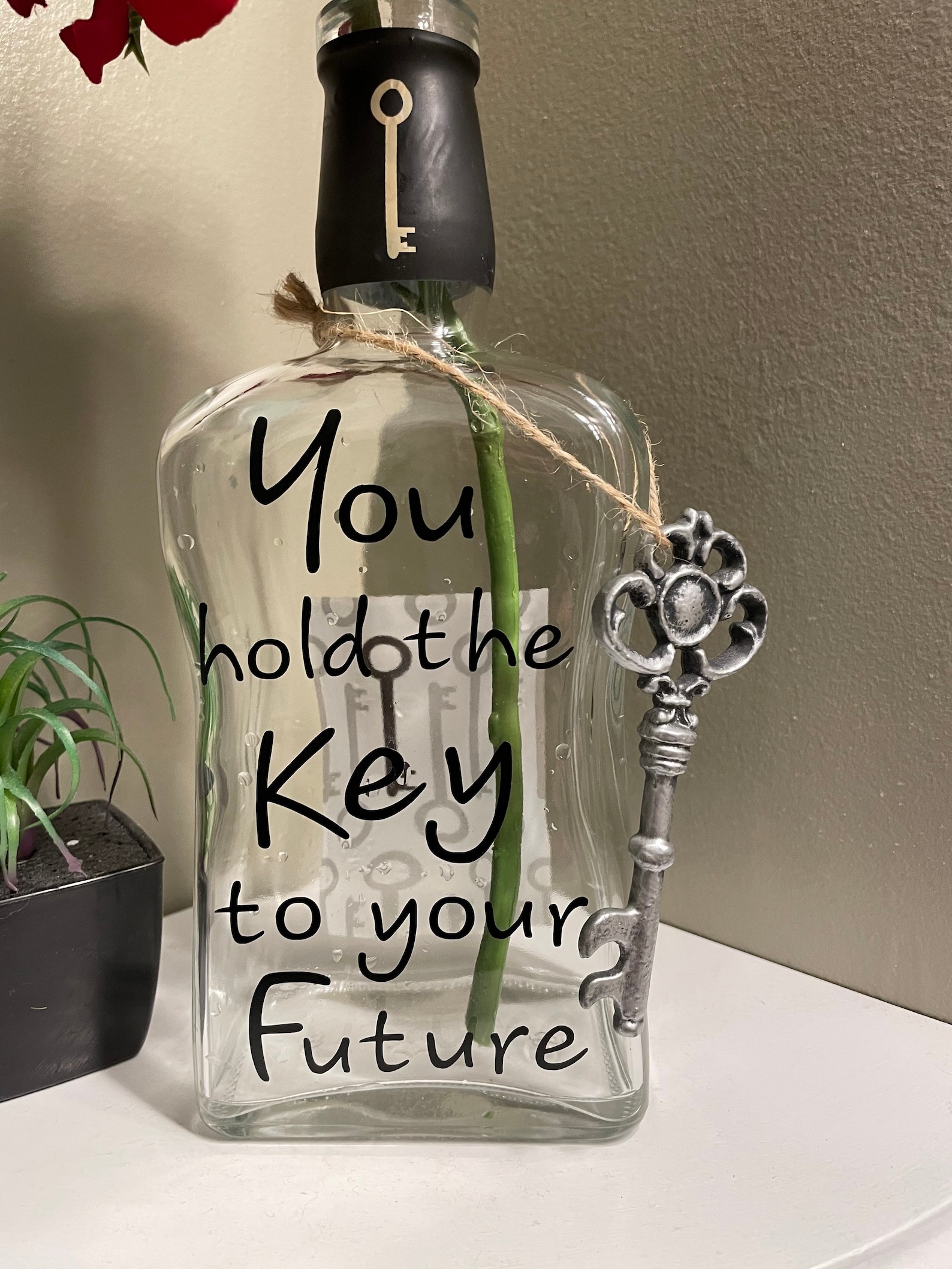 Lighted Bottle Decor / Vase / Inspirational - Etsy