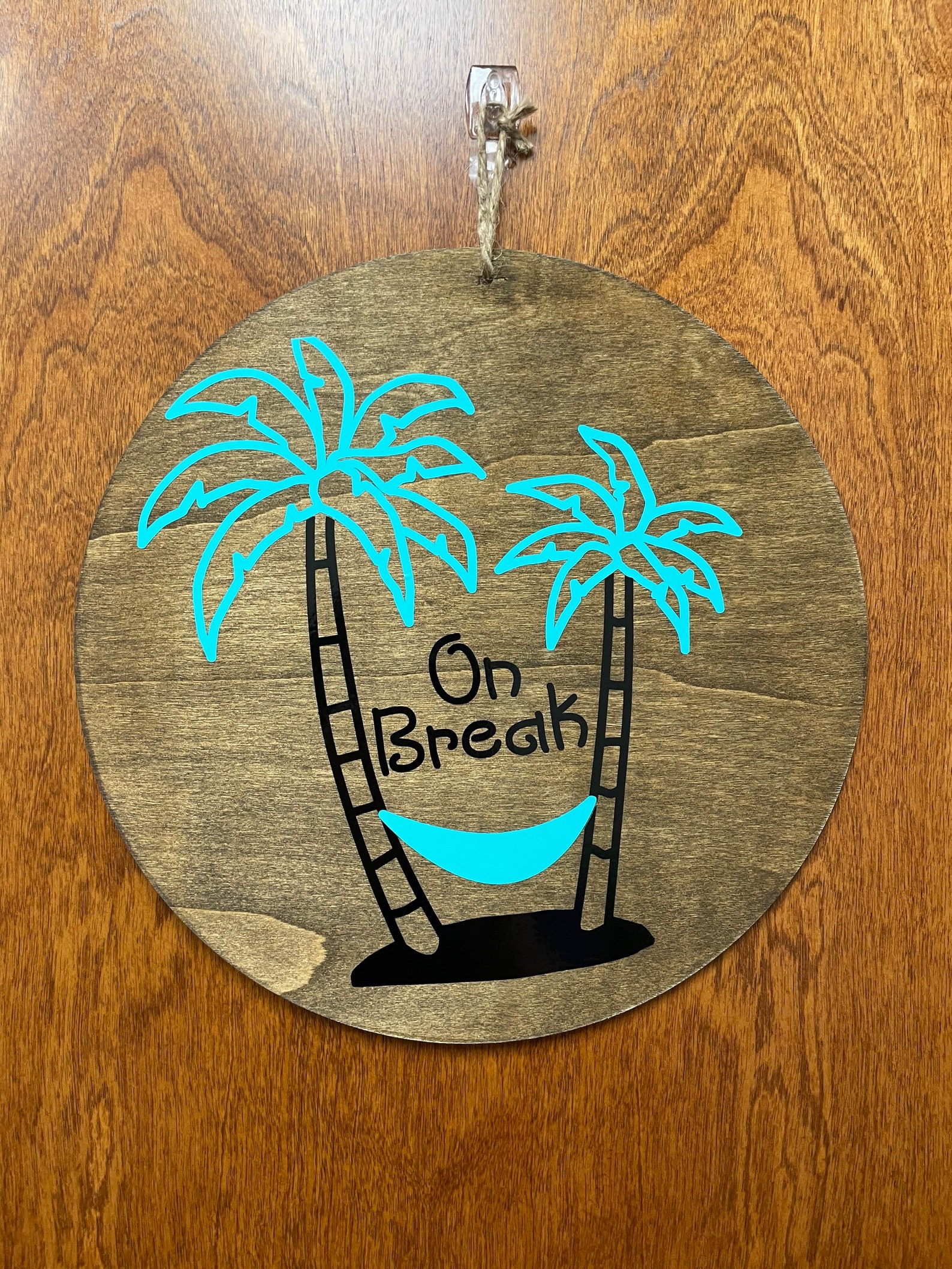 Reversible Lunch / Break Office Sign 12 Inch Office Decor Wood Round - Etsy