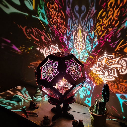 Lampgeo the Sacred Cube Rechargeable Portable Shadow | Etsy