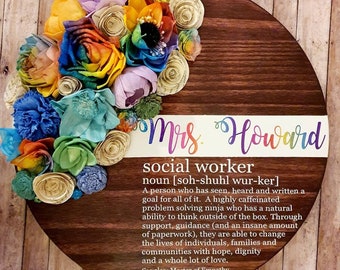 Social Worker Sign - Etsy