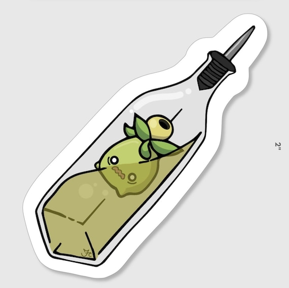Smoliv Oil Pokemon Smoliv Matte Vinyl Sticker - Etsy