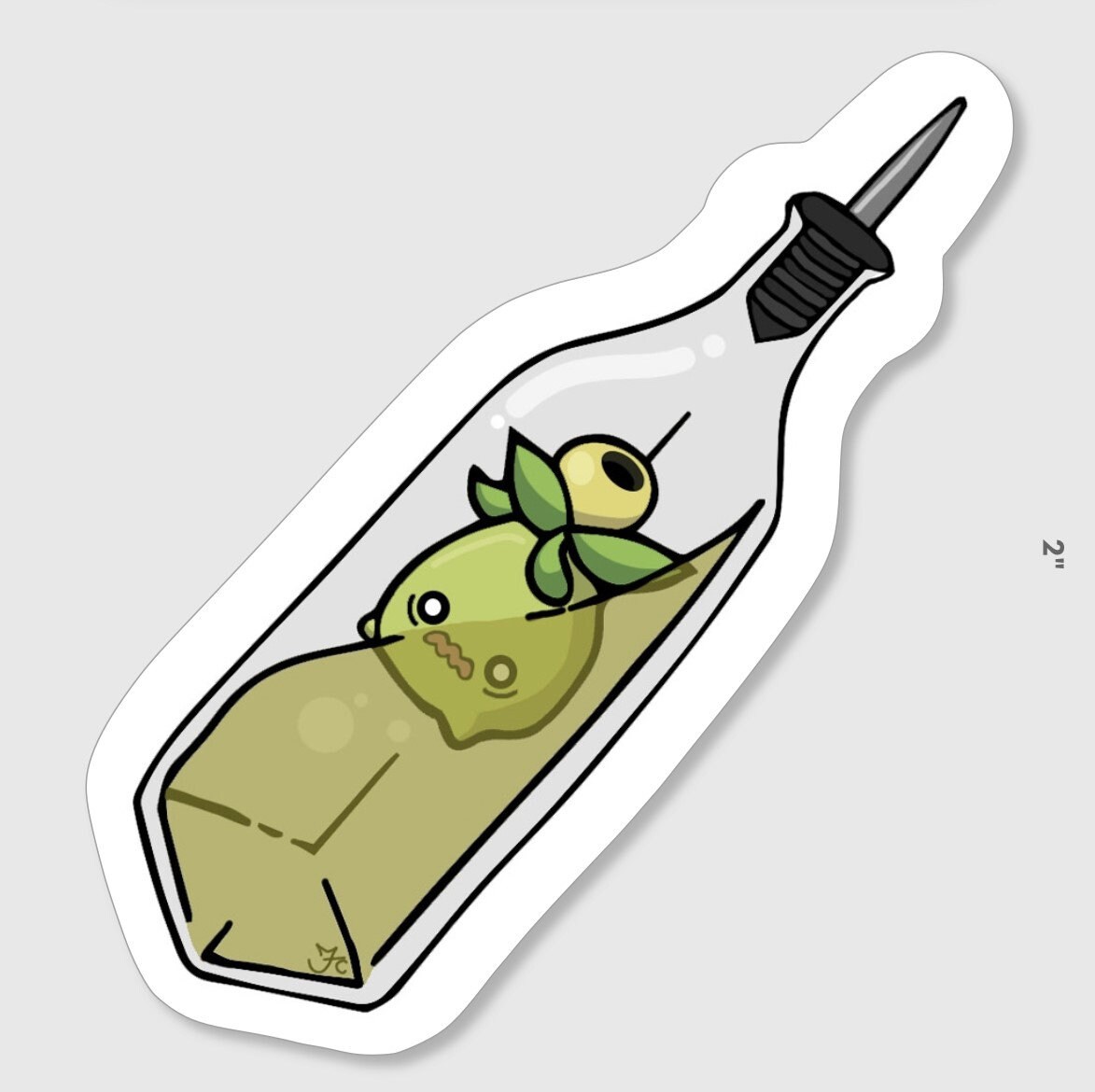 Smoliv Oil - Pokemon Smoliv Matte Vinyl Sticker - Etsy