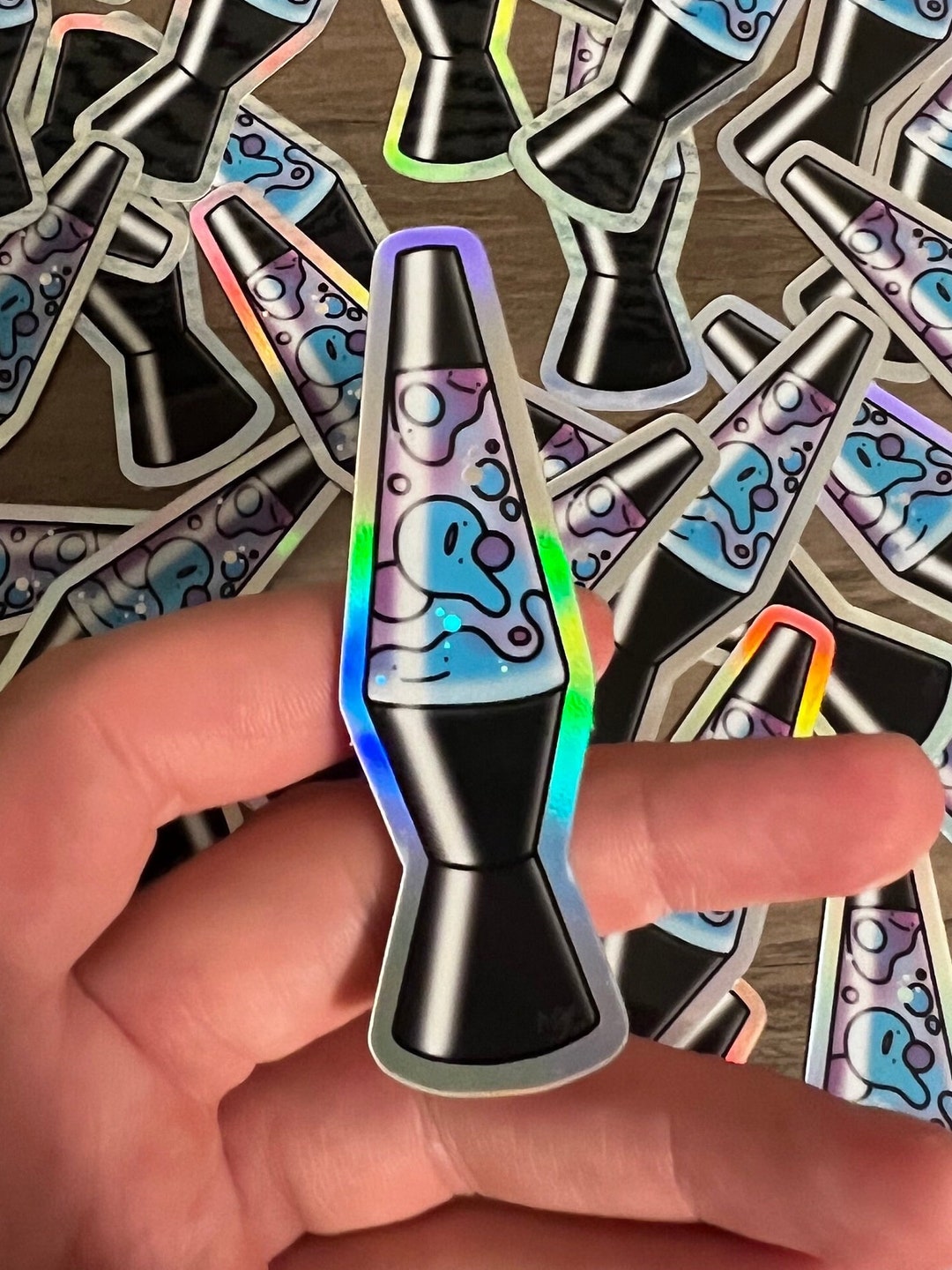 Ditto Lava Lamp Pokemon Holo Vinyl Sticker - Etsy