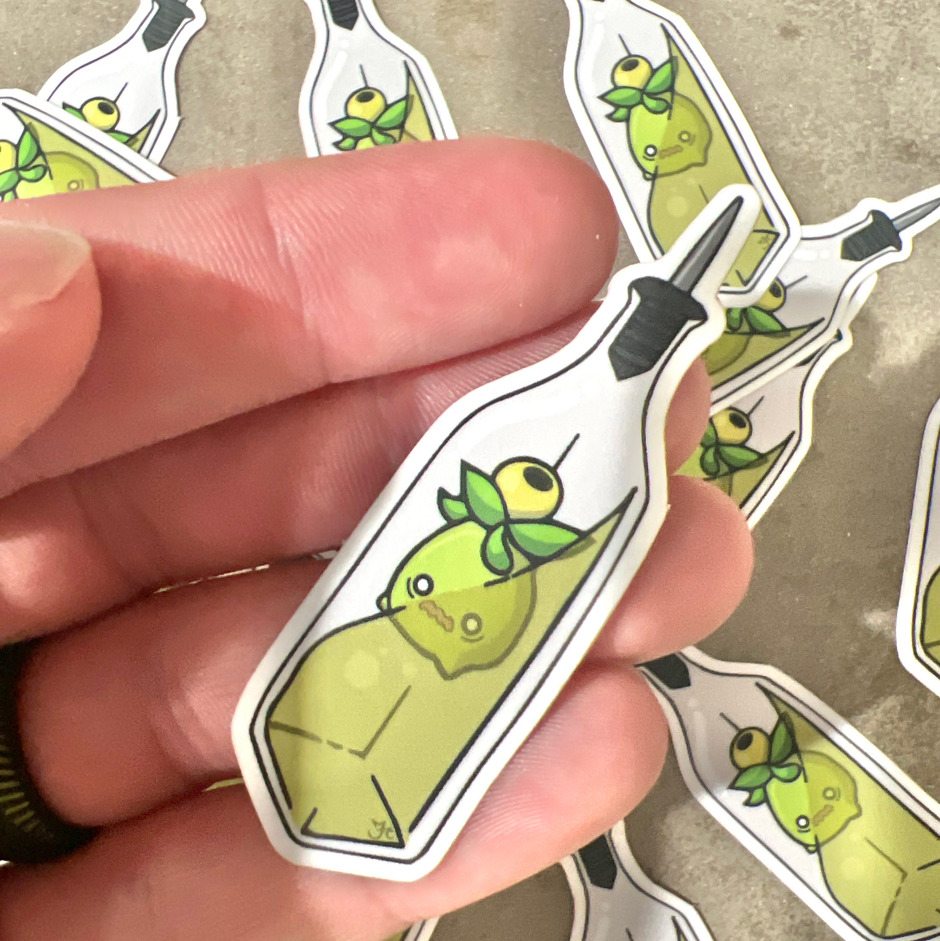 Smoliv Oil Pokemon Smoliv Matte Vinyl Sticker - Etsy