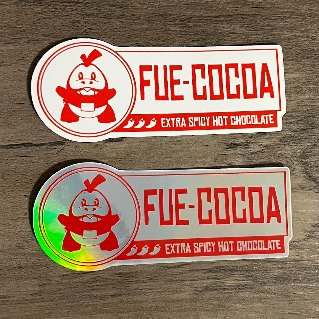 Fue-cocoa - Fuecoco Pokemon Vinyl Sticker - Etsy