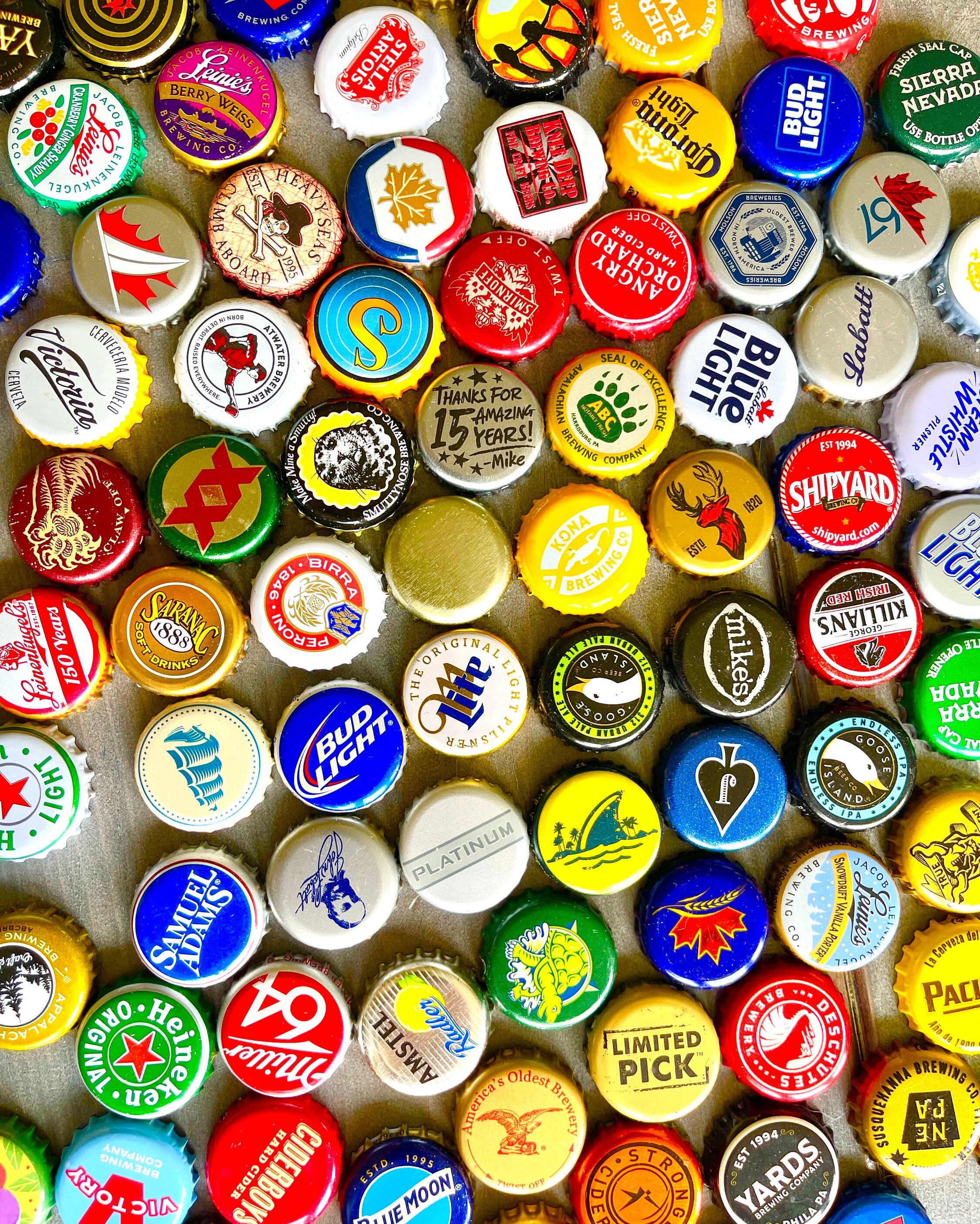 Beer Bottle Caps assorted Mixed Domestic, Imported, and Craft in Great ...