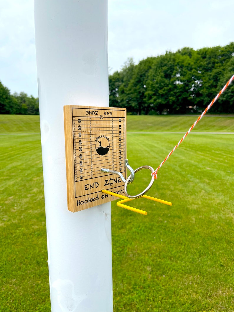 Football Ring Toss Game: Bamboo Sports Decor for Mancave - Etsy