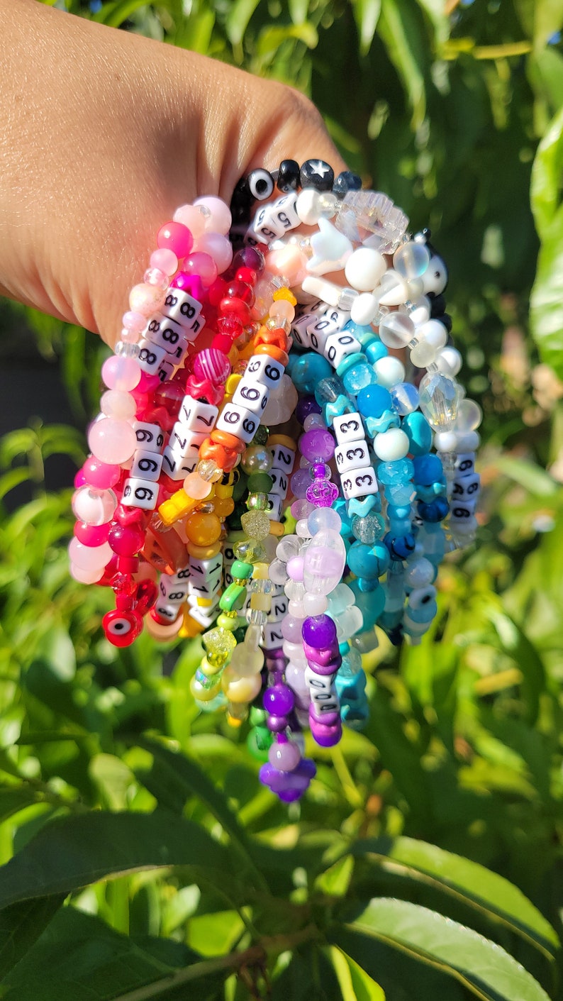 CUSTOM Angel Number Bracelets - Etsy