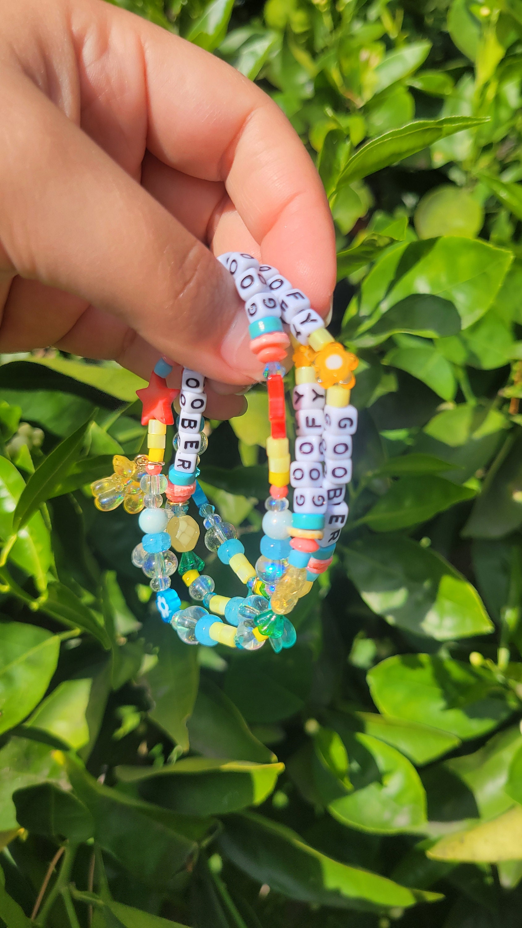 Goofy Goober Beaded Friendship Bracelet - Etsy
