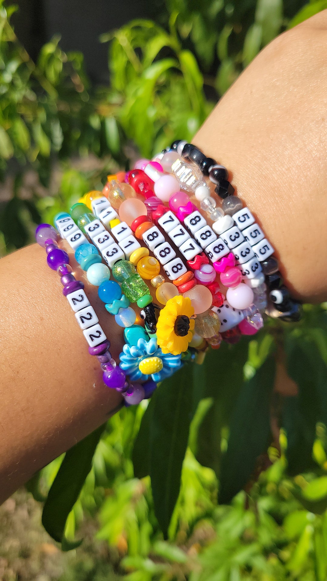 CUSTOM Angel Number Bracelets - Etsy