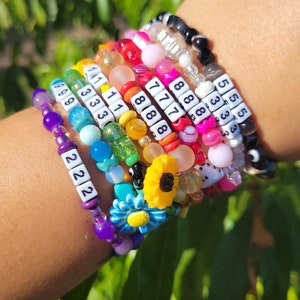 CUSTOM Angel Number Bracelets - Etsy