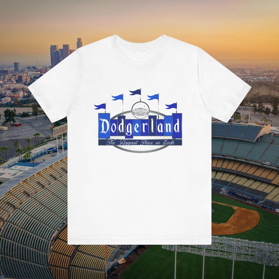 Vintage Los Angeles Dodgers Disneyland Dodgerland T-shirt, Baseball Tee ...