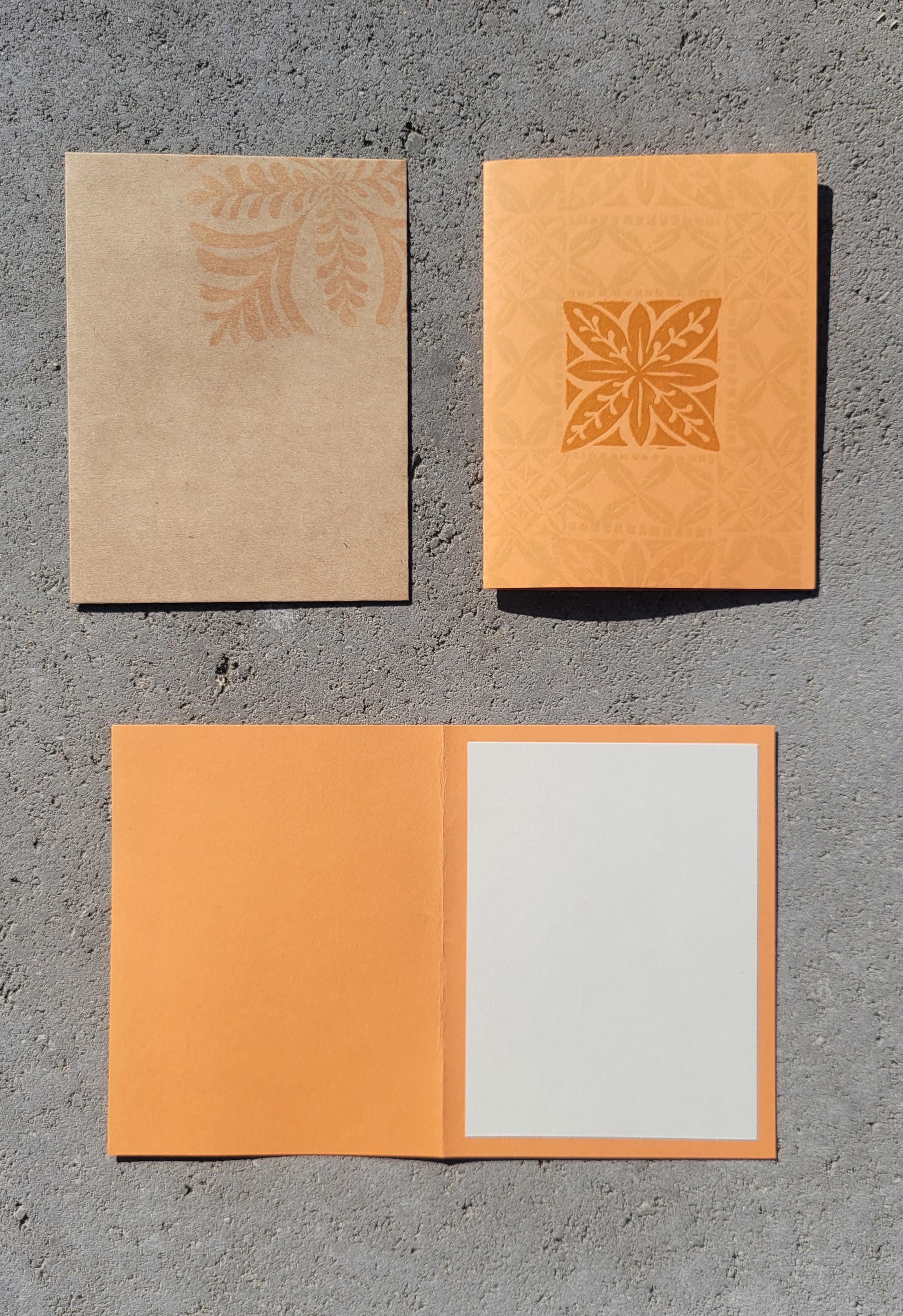 Handmade Hawaiian Block Print Blank Greeting Cards and Greeting Card ...