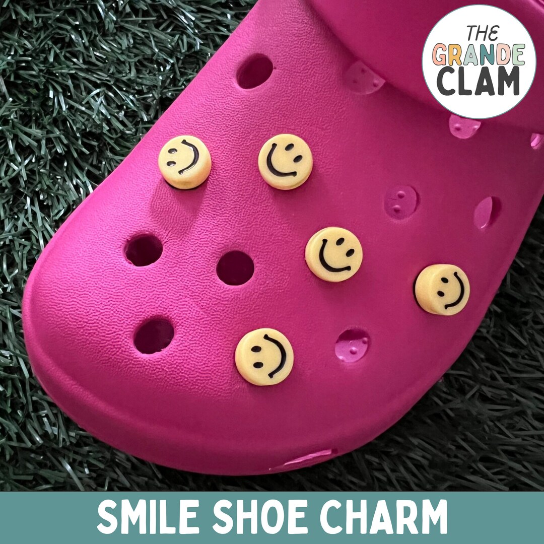 ONE Happy Smile Shoe Charm // Handmade // Unique // Boho // - Etsy