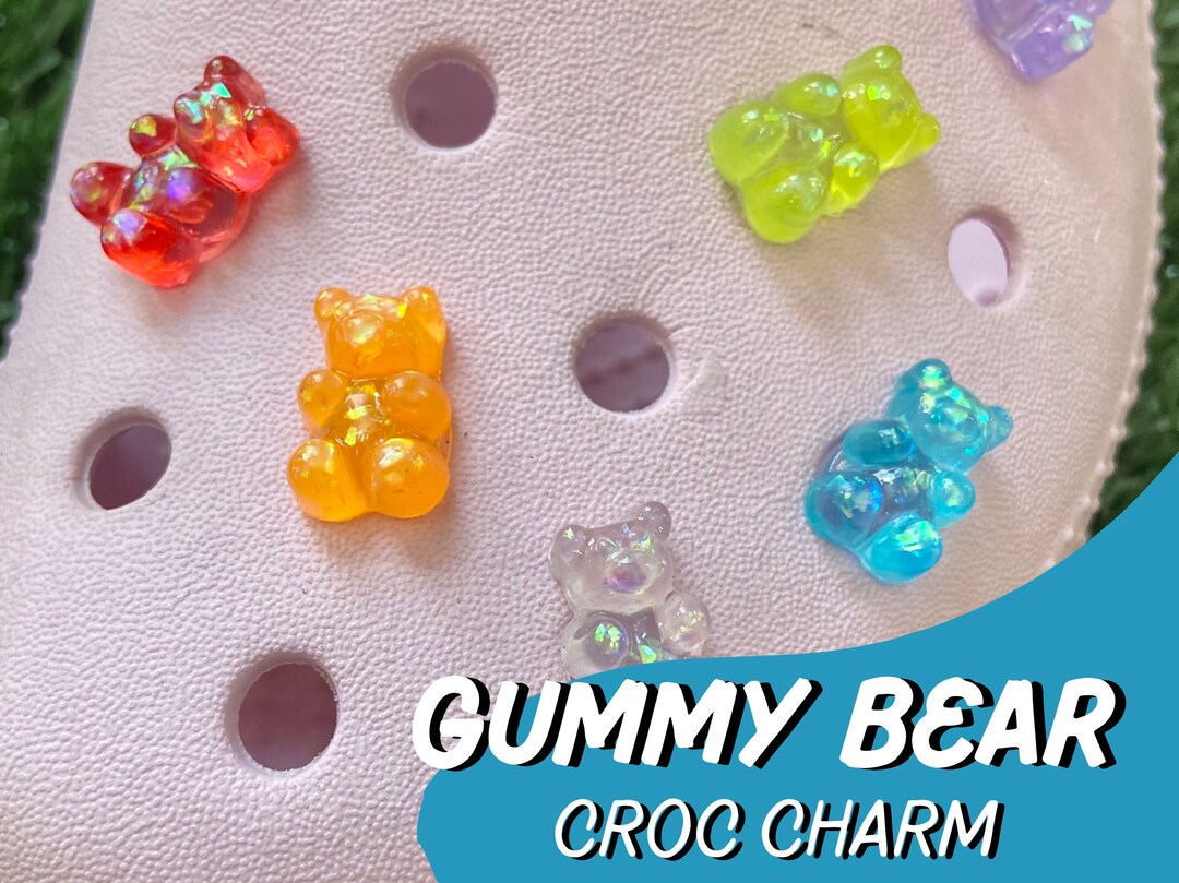 Gummy Bear Pack or ONE Gummy Bear Croc Charm Shoe Charm // - Etsy