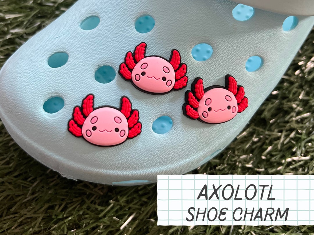 ONE Axolotl Shoe Charm // Handmade // Unique // Ocean Animal - Etsy