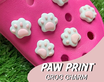 Paw Print Croc Charm - Etsy