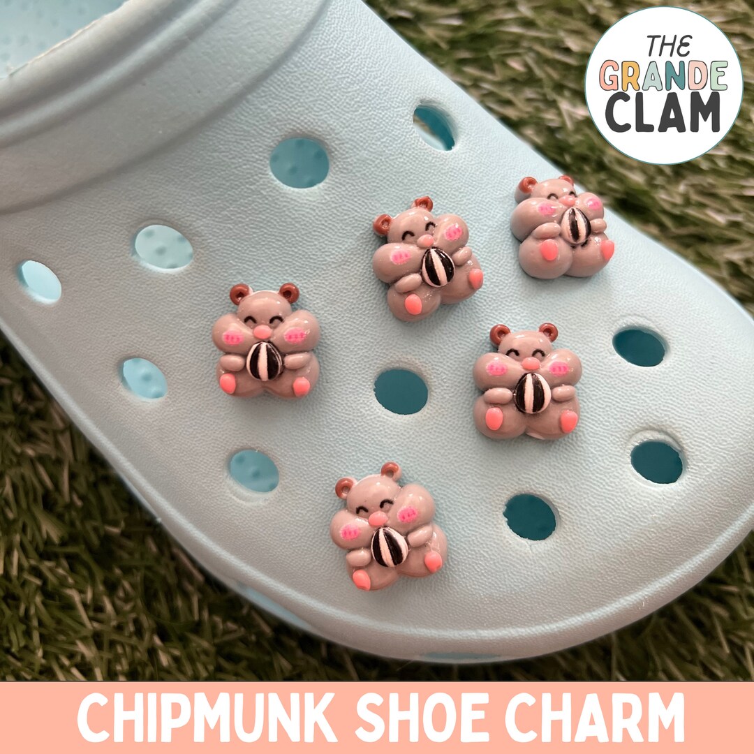 ONE Chipmunk Squirrel Shoe Charm // Handmade // Unique // Animal ...