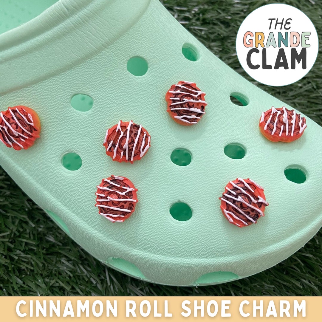 ONE Cinnamon Roll Shoe Croc Charm // Handmade // Unique // French ...