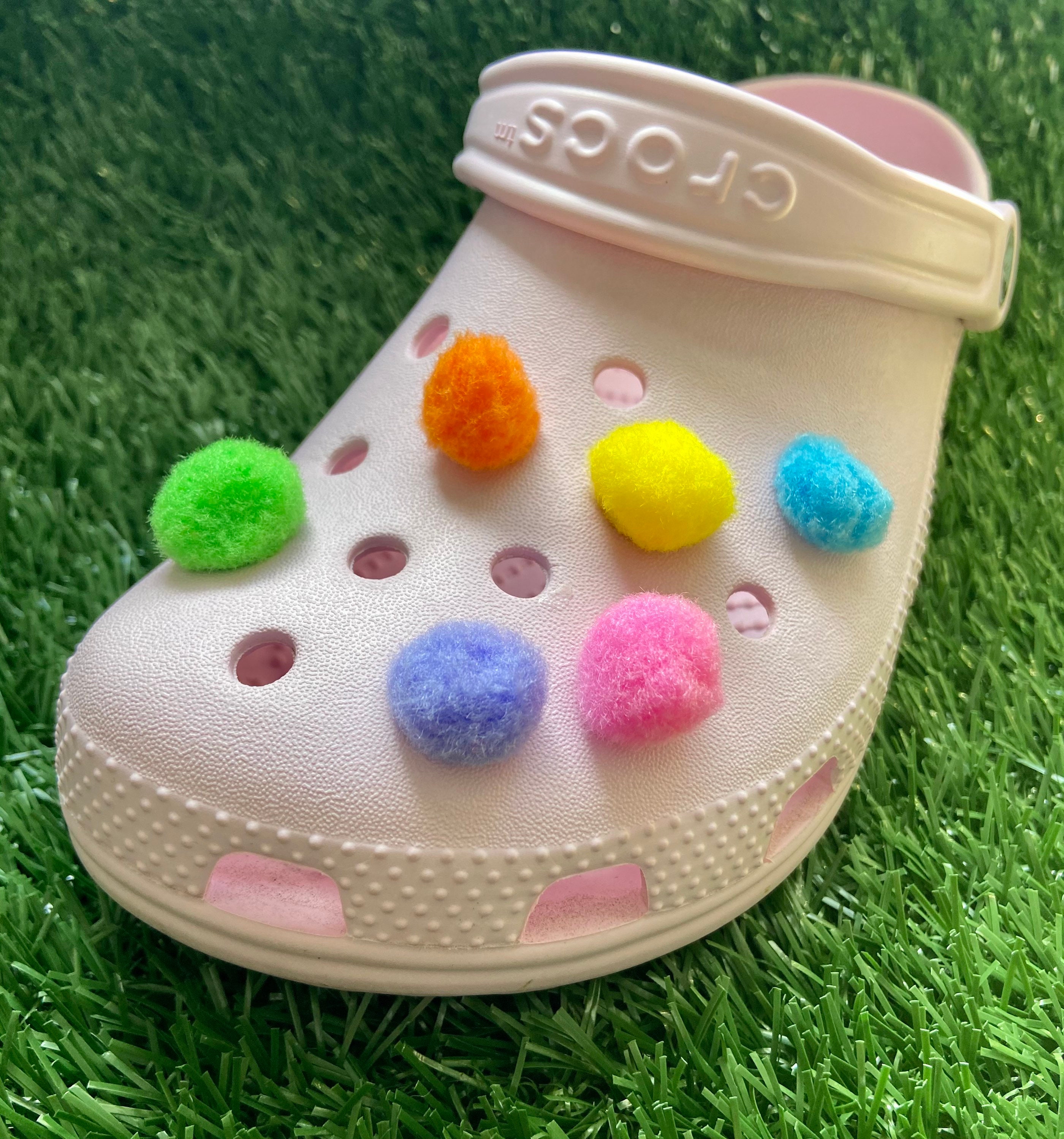 Pom Pom Croc Charm Pack Handmade Unique Funny Rainbow Queer Craft ...