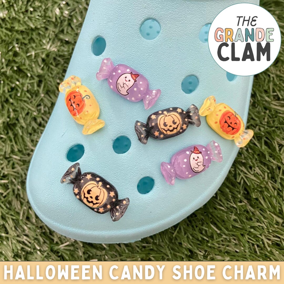 One Handmade Halloween Candy Shoe Charm | Candy-inspired Accessory ...