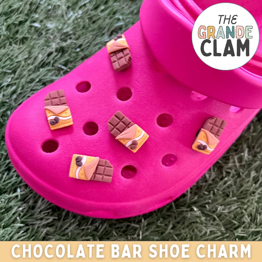 Handmade Chocolate Bar Shoe Charm | Candy Shoe Charm | Unique Food ...