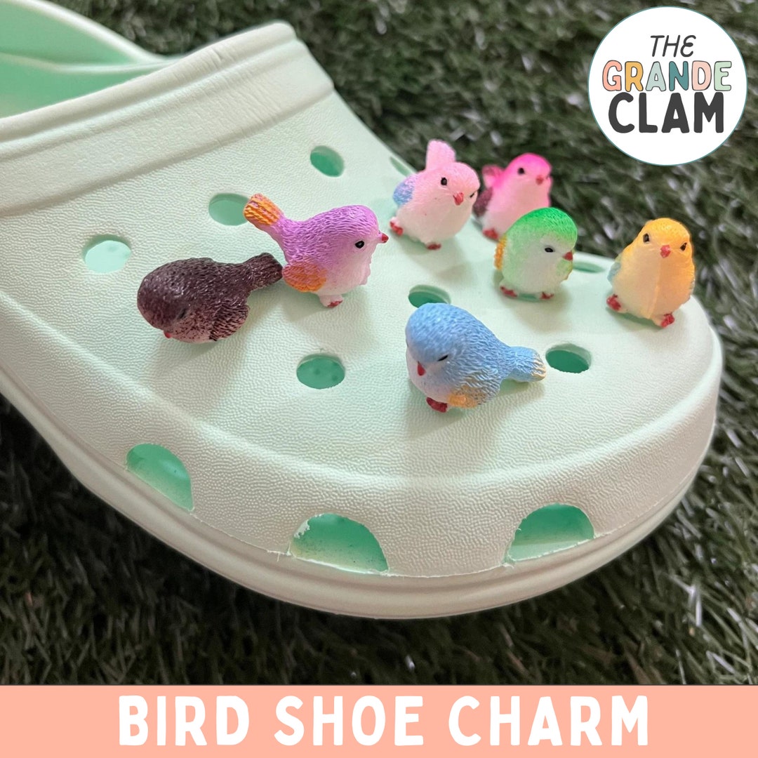 ONE Bird Shoe Croc Charm // Handmade // Unique // Pet // Animal ...