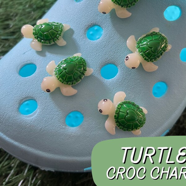 Croc Charm Turtle - Etsy