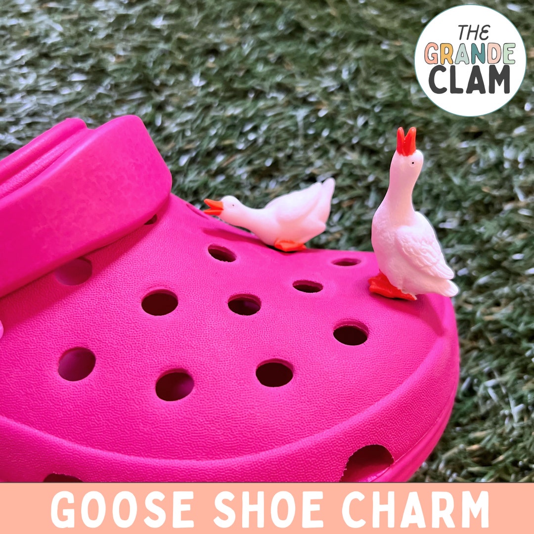 ONE Goose Duck Shoe Croc Charm // Handmade // Unique // Nature ...