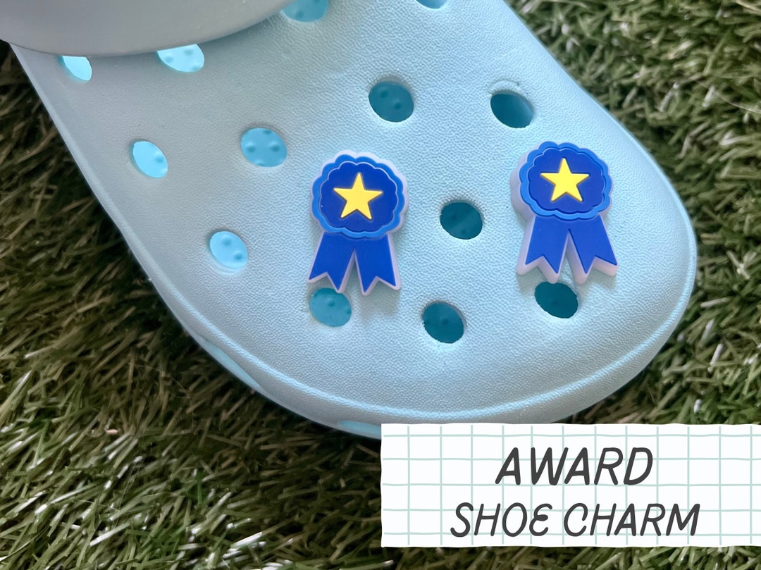 ONE Award Ribbon Shoe Croc Charm // Handmade // Unique // Shoe - Etsy