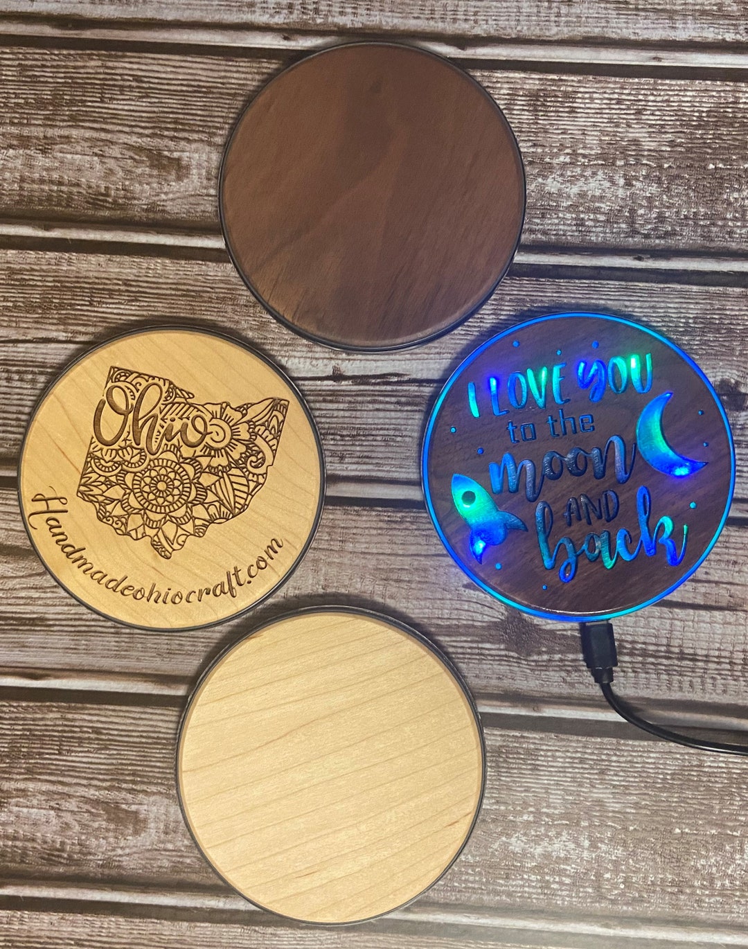 10W Wireless Charger Circle, Laser Engrave Blank - Etsy