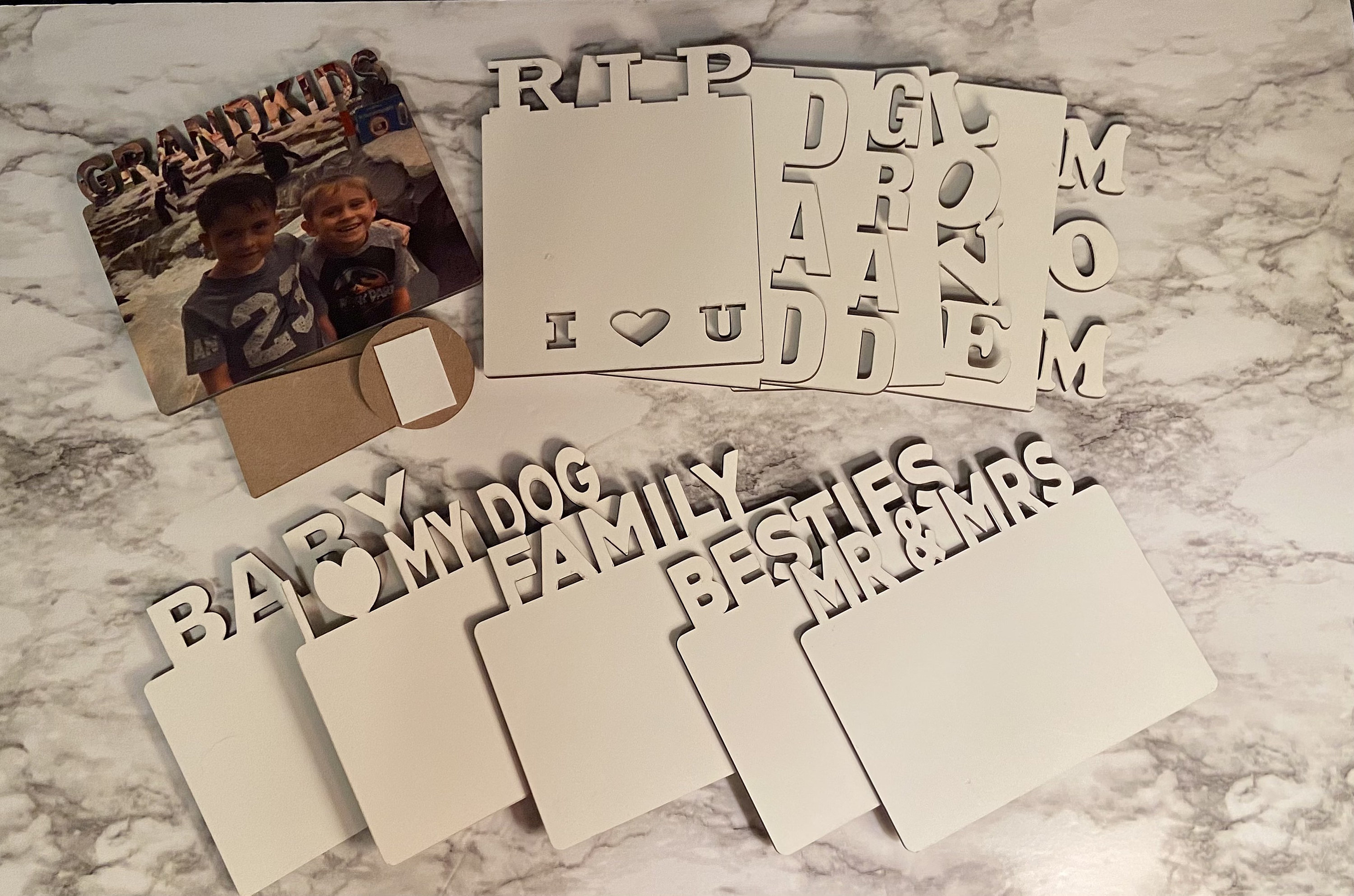 MDF Sublimation Picture Frame | Etsy